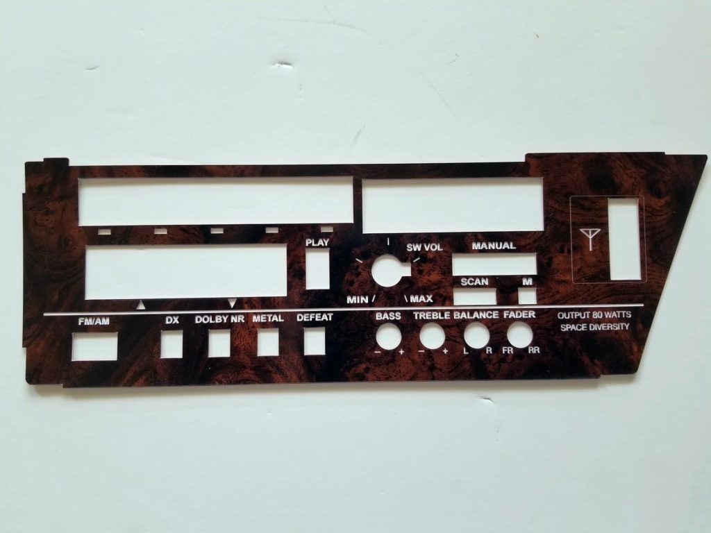 Z31 GLL Radio Faceplate (reproduction) – The parts you need, For your Z
