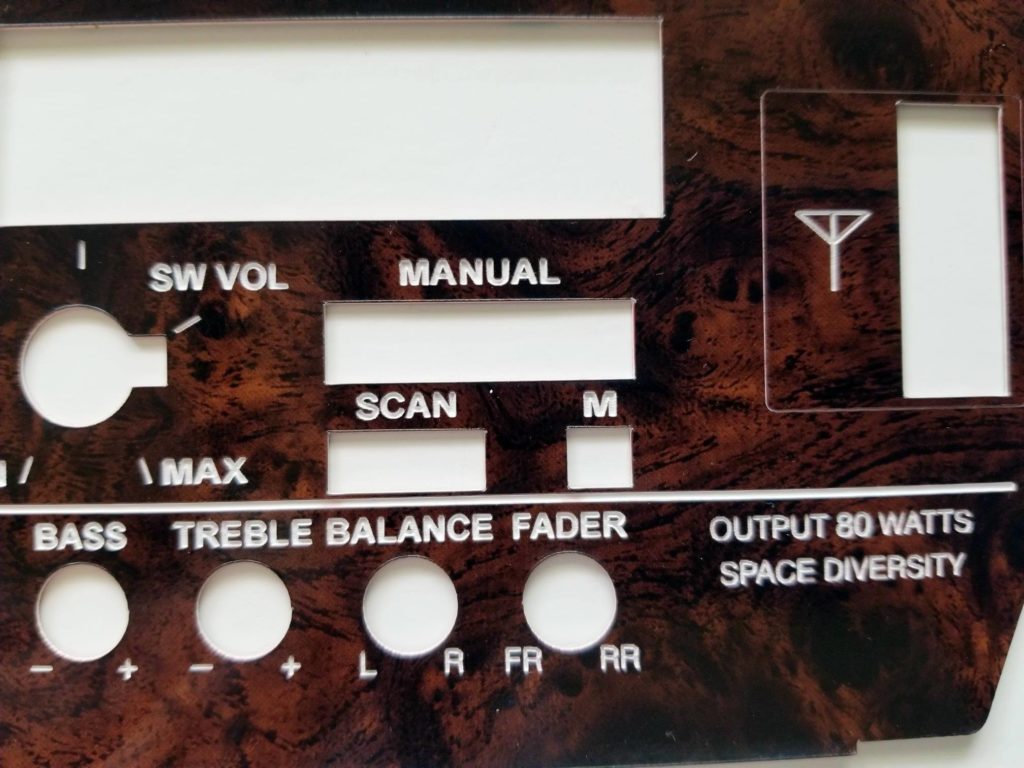 Z31 GLL Radio Faceplate (reproduction) – The parts you need, For your Z